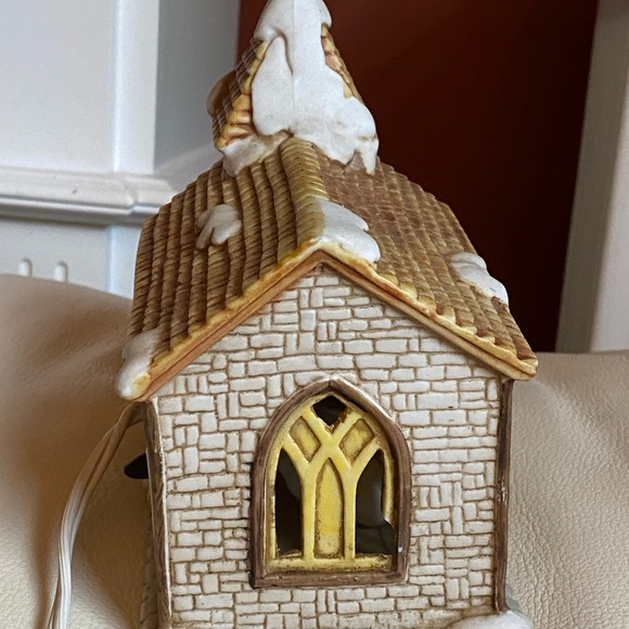Holiday | Vintage Electric Lighted Christmas Village Church | Poshmark